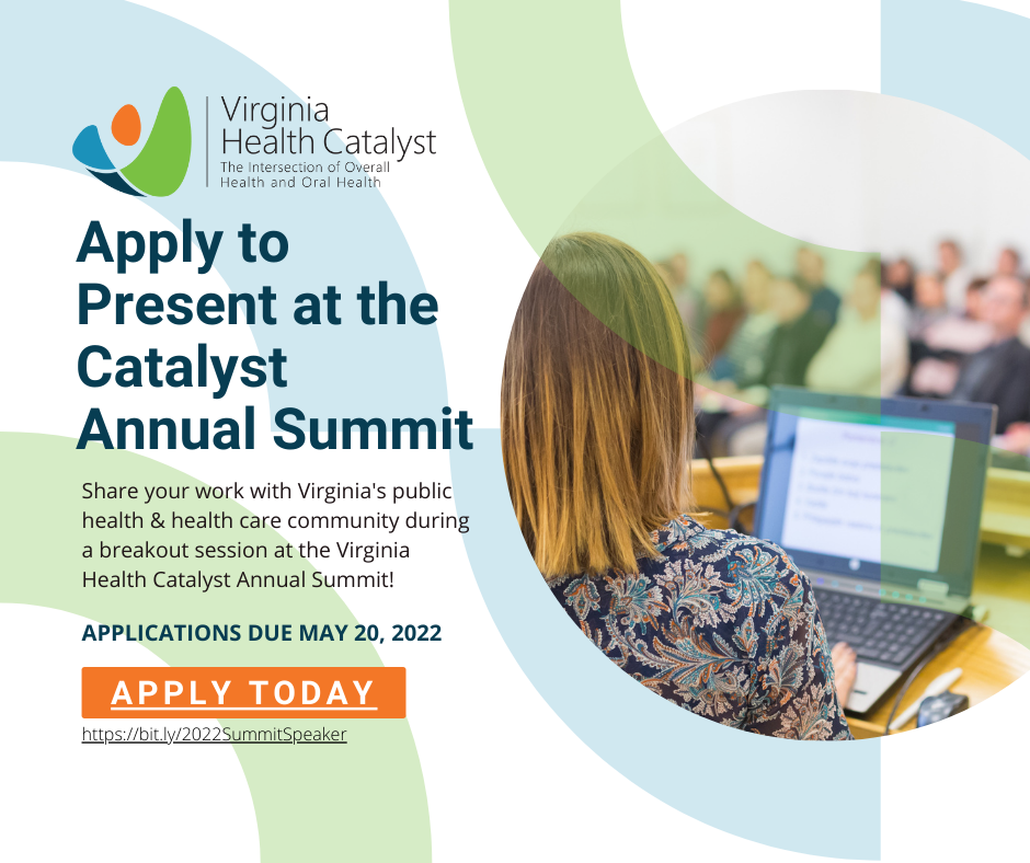 2022 Summit Breakout Speaker Application - Virginia Health Catalyst